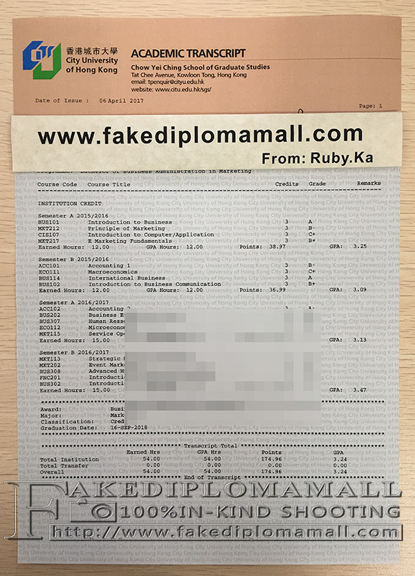 Where To Duplicate City University of Hong Kong Transcript | Best Site ...